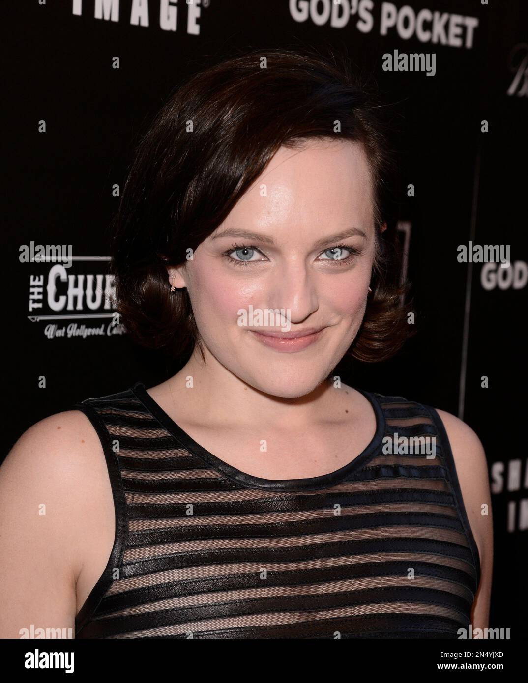 Actress Elizabeth Moss attends the premiere of the feature film "God's ...