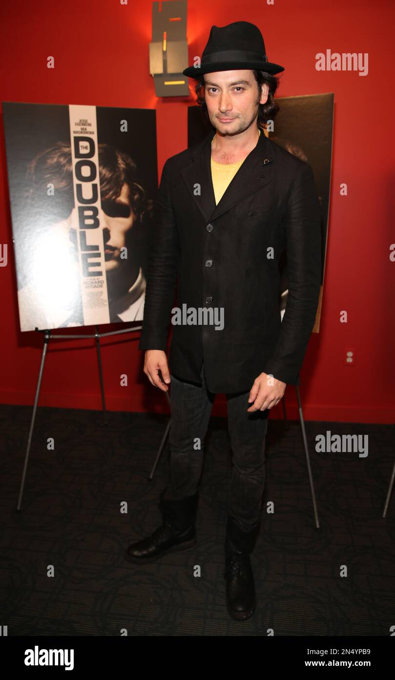 Constantine Maroulis attends the screening of "The Double" at the ...