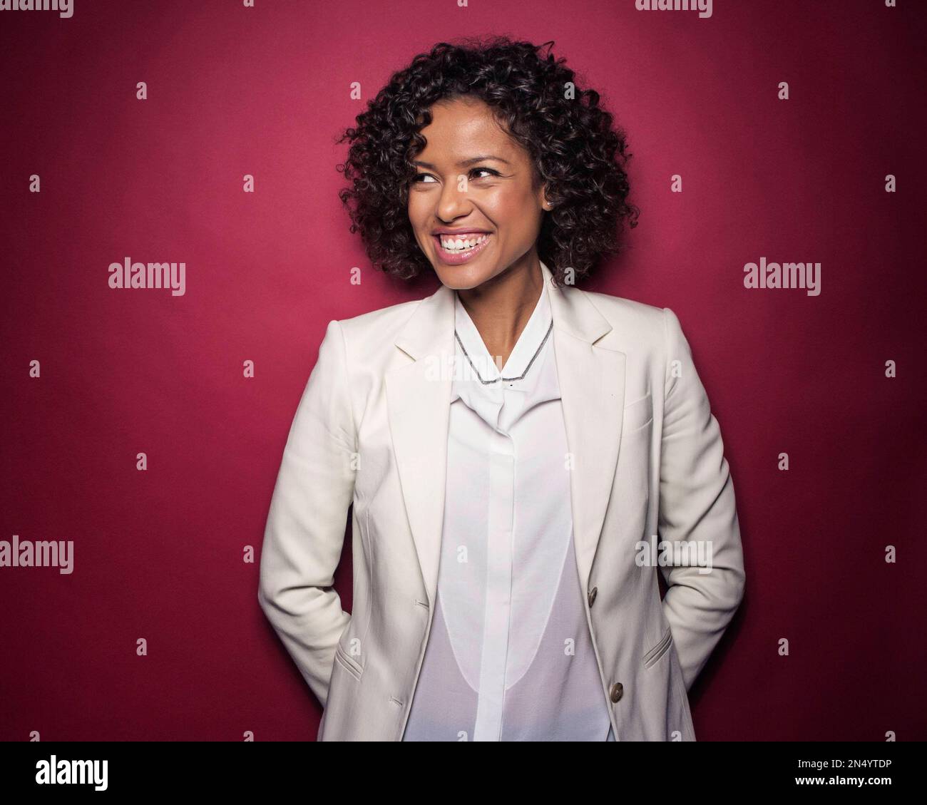 British actress Gugu Mbatha-Raw poses for a portrait in promotion of ...