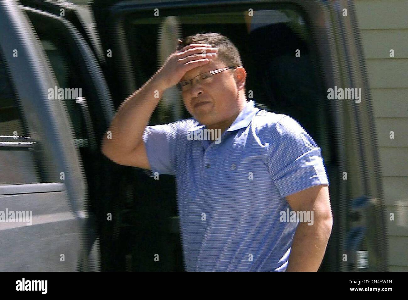 This undated still image taken from video shows Markus Kaarma at his ...