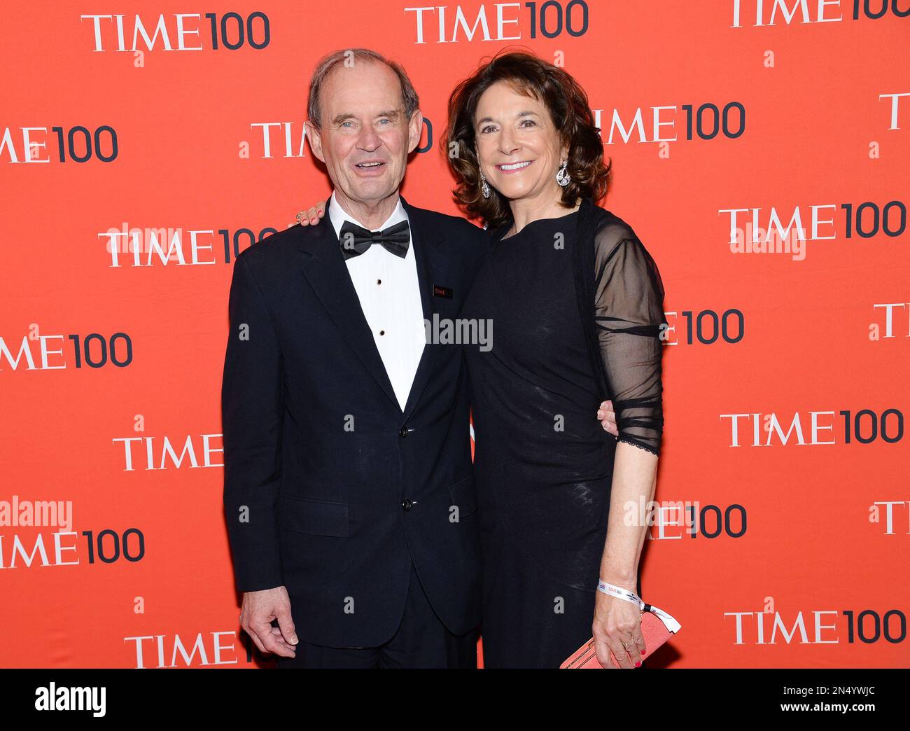 David Boies and wife Mary Boies arrive at the 2014 TIME 100 Gala held ...