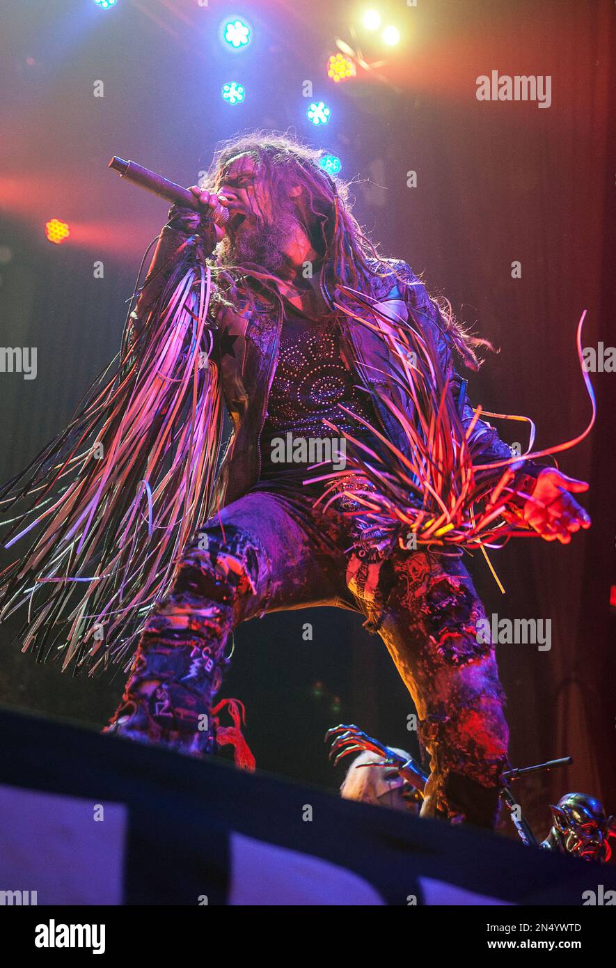Rob Zombie performing at the Tabernacle on Monday, Apr. 28, 2014, in ...