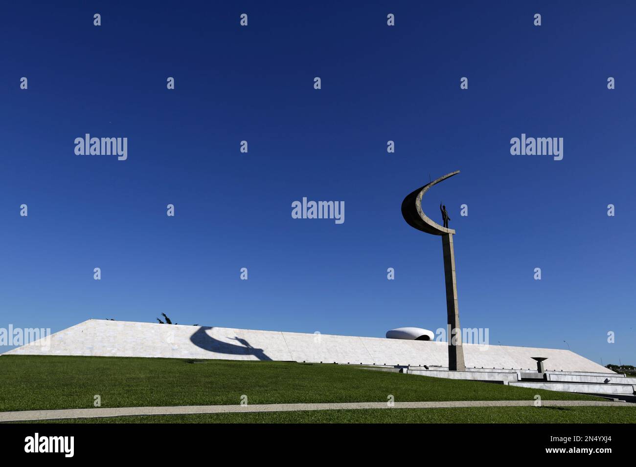 A general view of the Memorial JK museum in Brasilia, Brazil, Wednesday ...