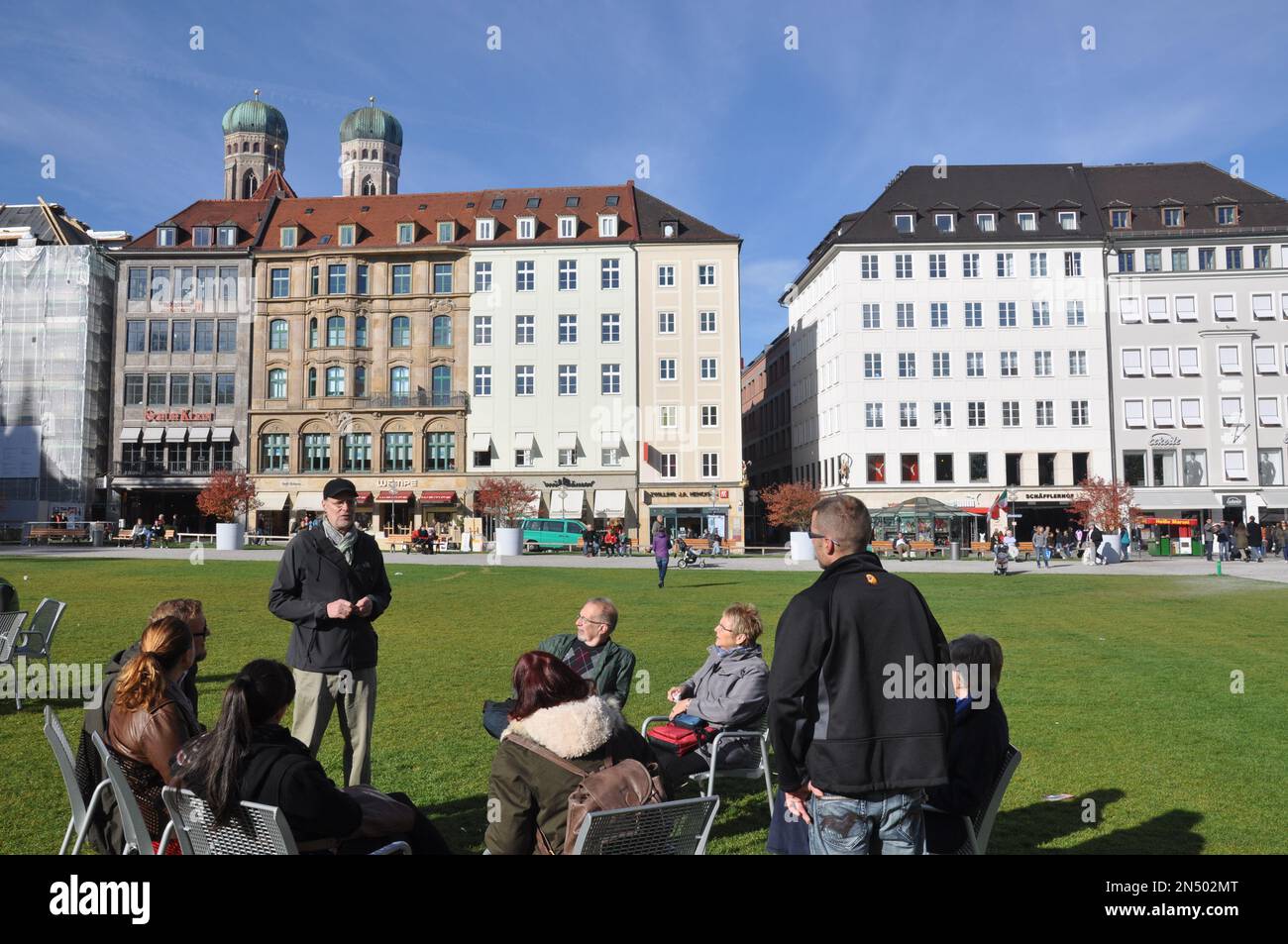 In this photo taken on Oct. 19, 2013, Eric Loerke of Munich Walk Tours ...