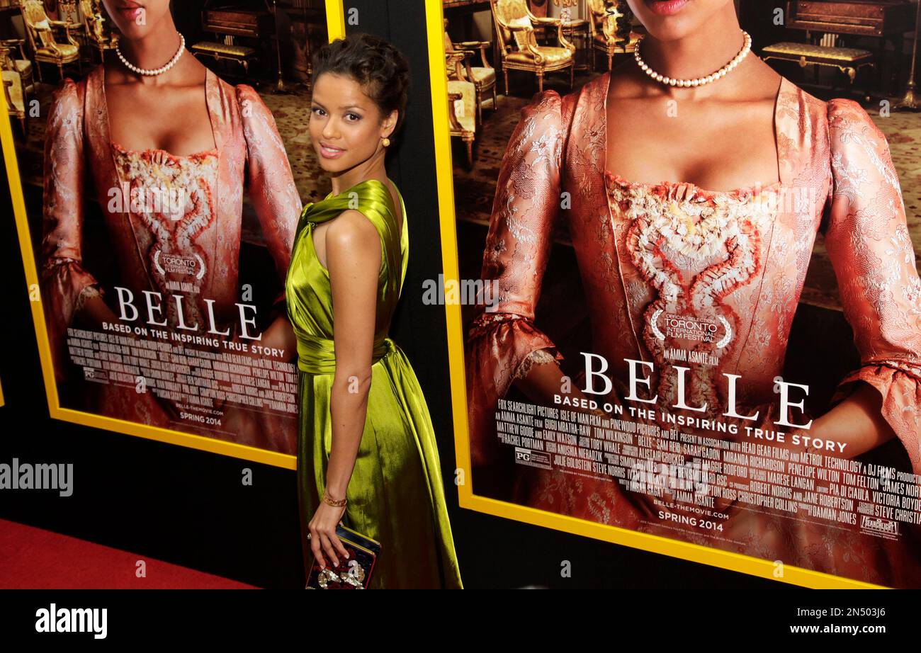 Actress Gugu Mbatha-Raw attends the New York premiere of "Belle" on ...