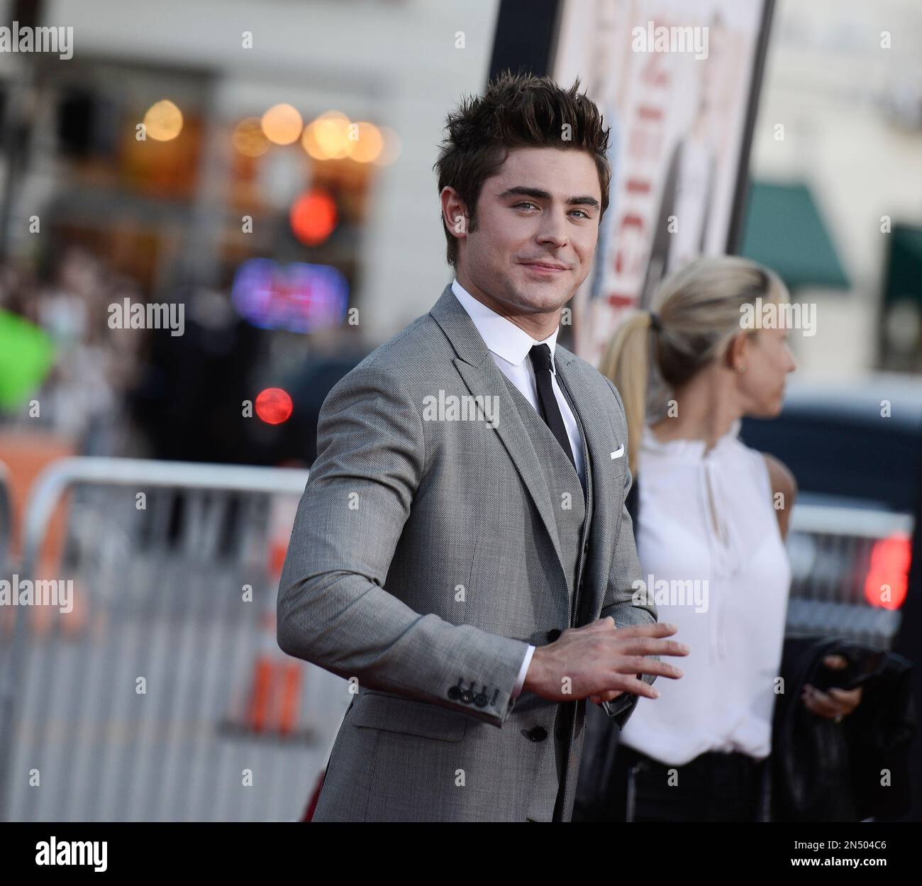 Actor Zac Efron attends the premiere of the feature film "Neighbors" on ...