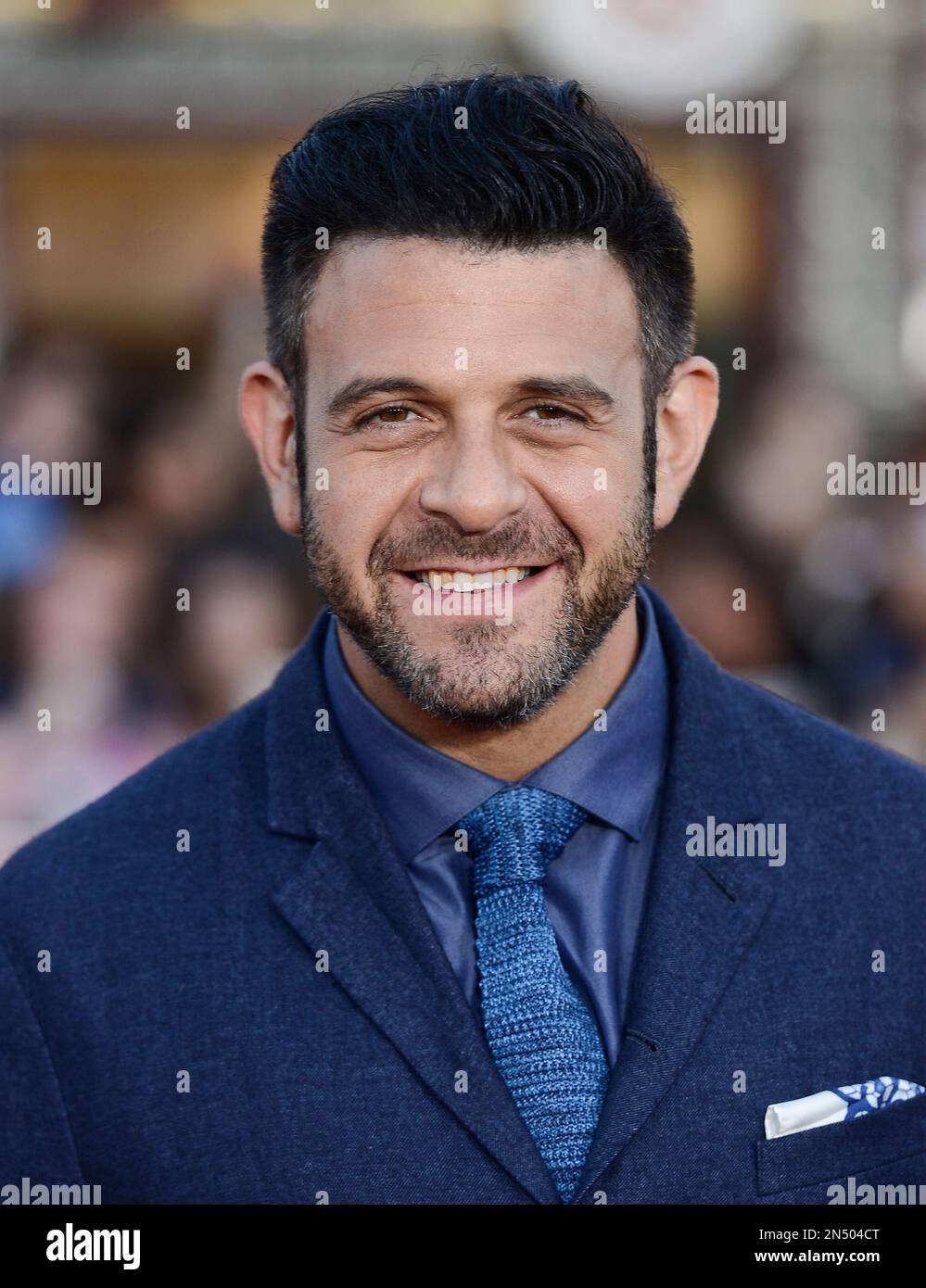 Television personality Adam Richman attends the premiere of the feature ...