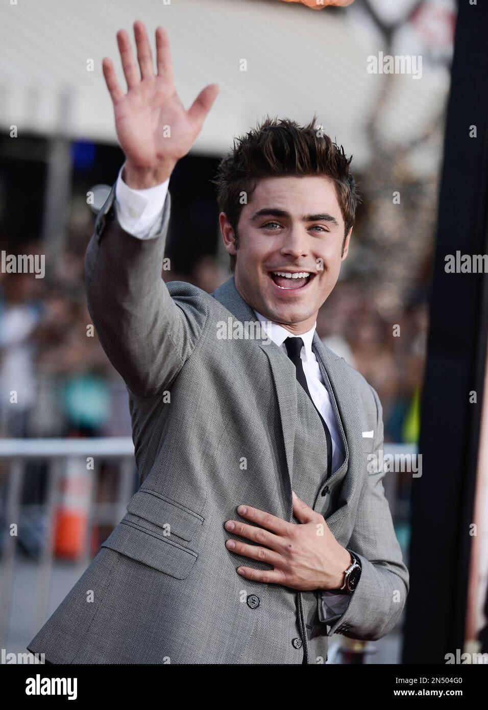 Actor Zac Efron attends the premiere of the feature film "Neighbors" on ...