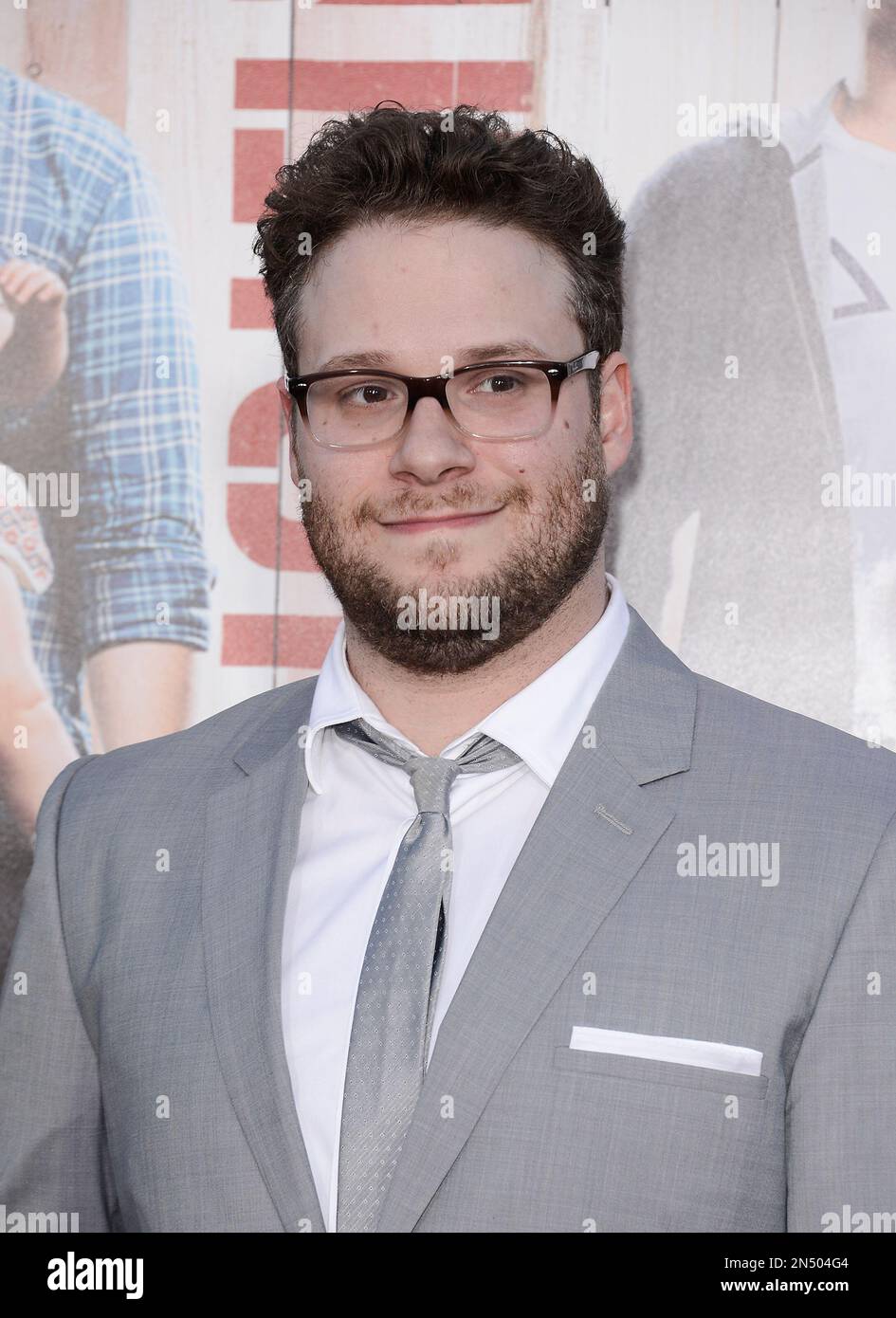 Actor Seth Rogen attends the premiere of the feature film "Neighbors ...