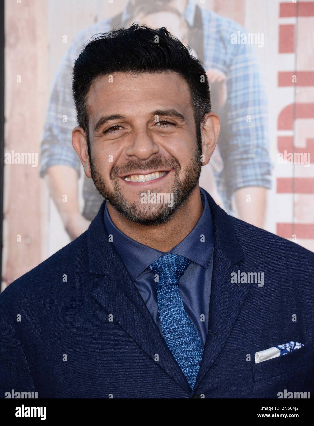 Television personality Adam Richman attends the premiere of the feature ...