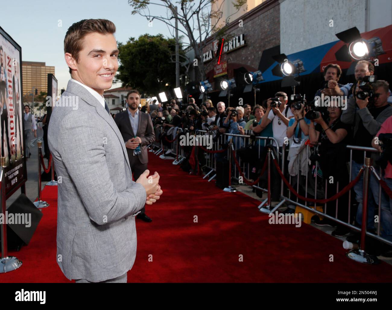 Dave Franco arrives at the world premiere of "Neighbors" at the Regency ...