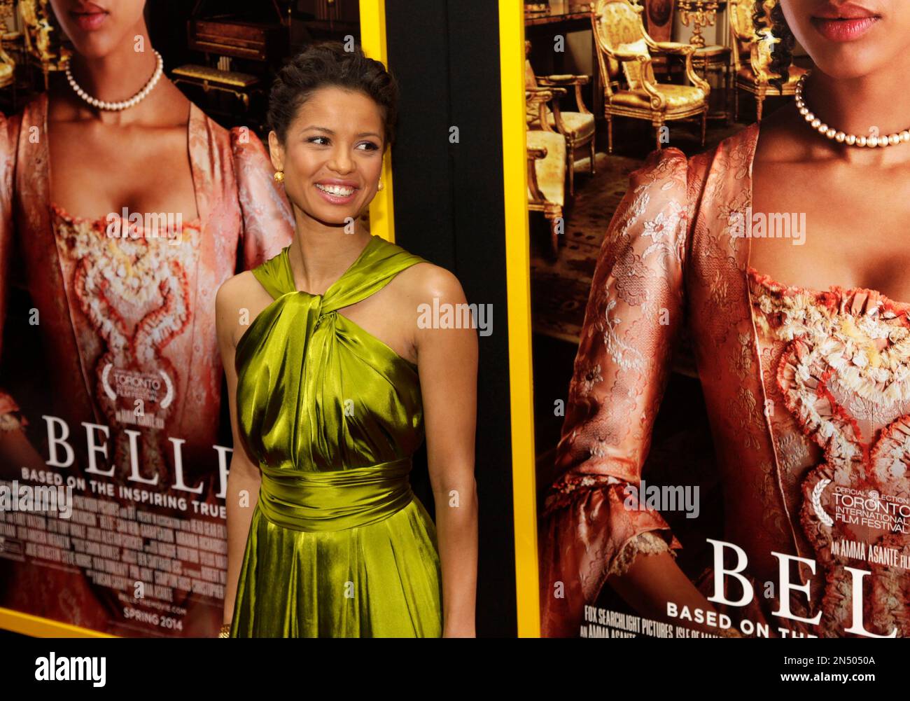 Actress Gugu Mbatha-Raw attends the New York premiere of "Belle" on ...