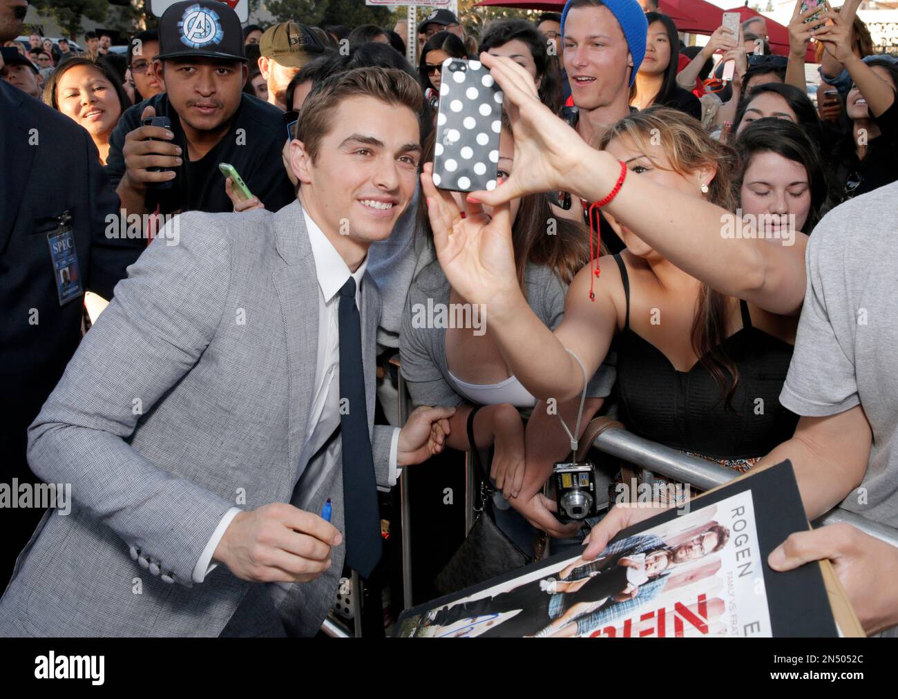 Dave Franco arrives at the world premiere of "Neighbors" at the Regency ...