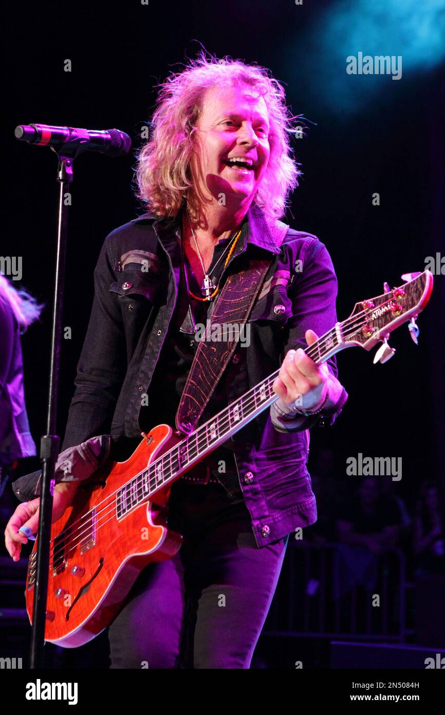 Jack Blades of the rock band Night Ranger performs in concert during ...