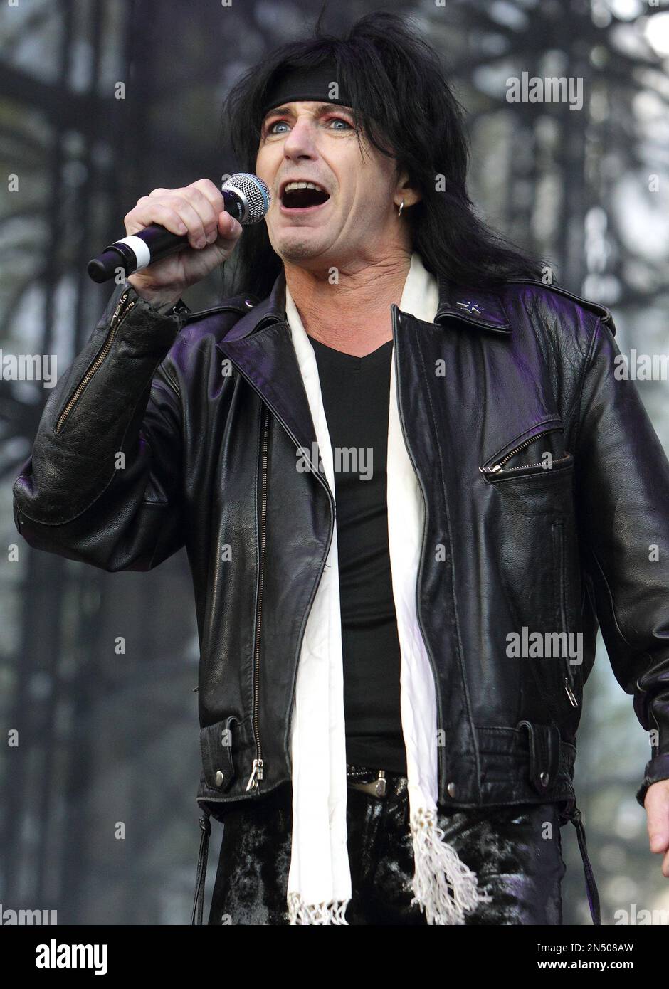 Phil Lewis of the rock band L.A. Guns performs in concert during the M3 ...