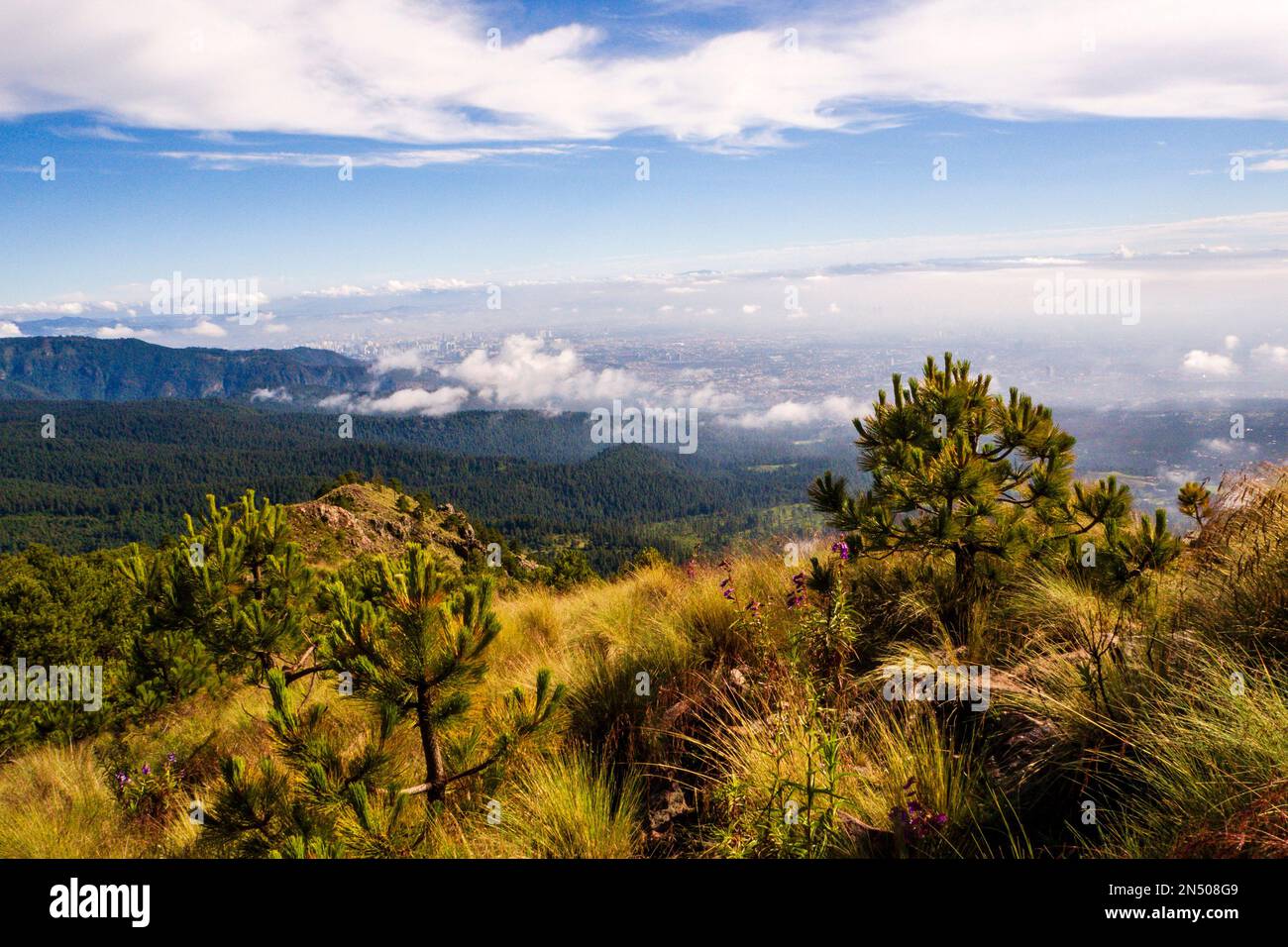 February 8, 2023, Mexico City, Mexico: Landscape of the Cumbres del ...
