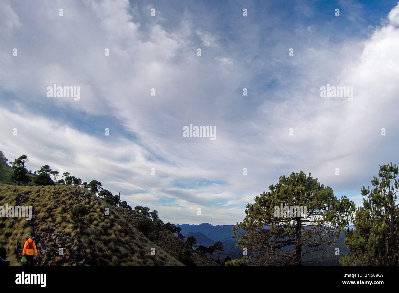 February 8, 2023, Mexico City, Mexico: Landscape of the Cumbres del ...