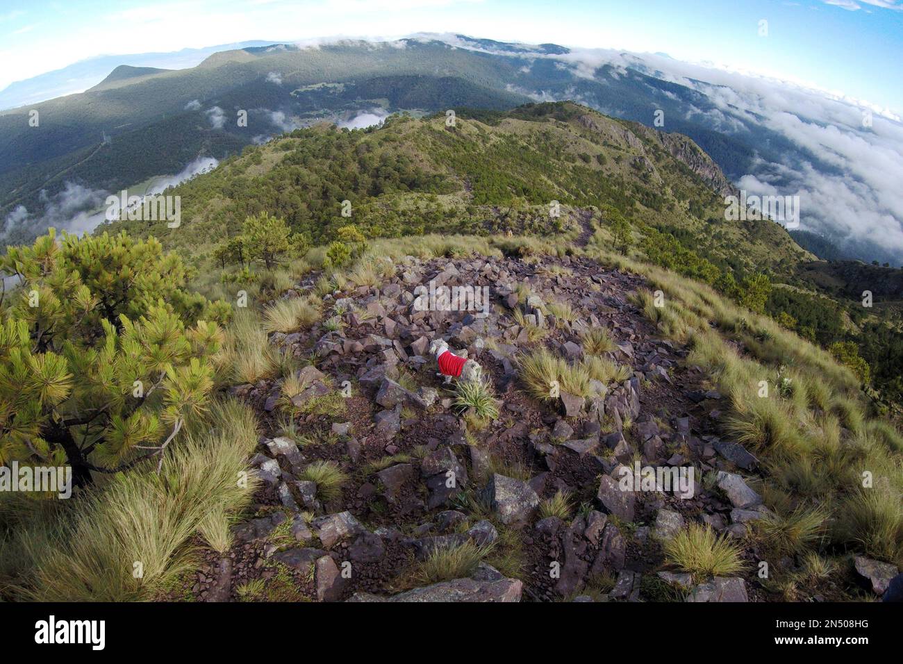 February 8, 2023, Mexico City, Mexico: Landscape of the Cumbres del ...
