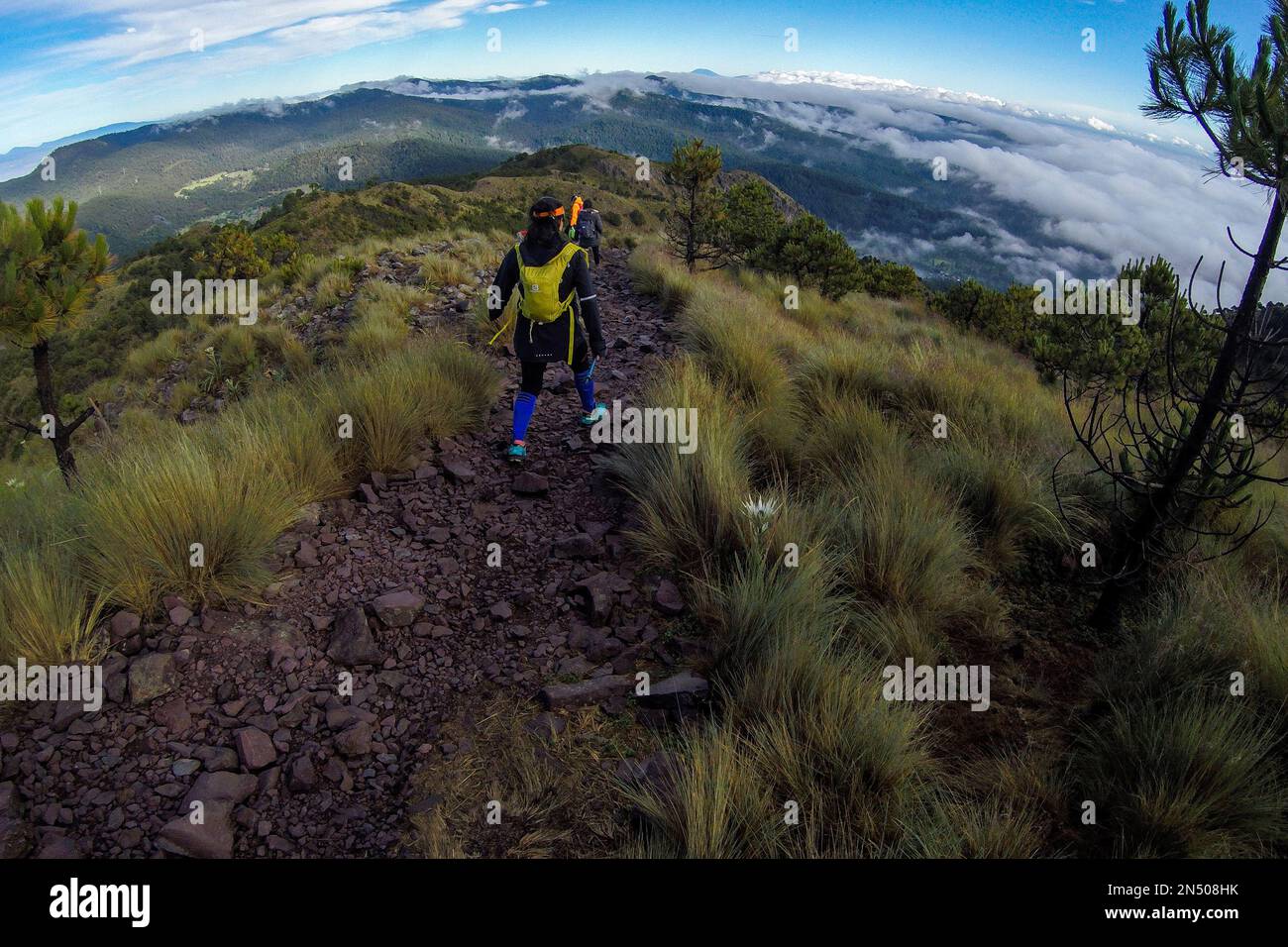 February 8, 2023, Mexico City, Mexico: Landscape of the Cumbres del ...