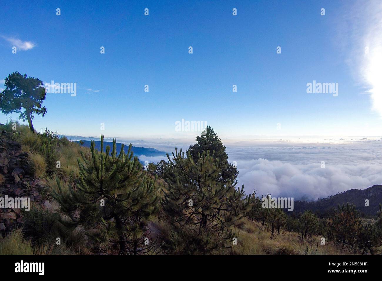 February 8, 2023, Mexico City, Mexico: Landscape of the Cumbres del ...