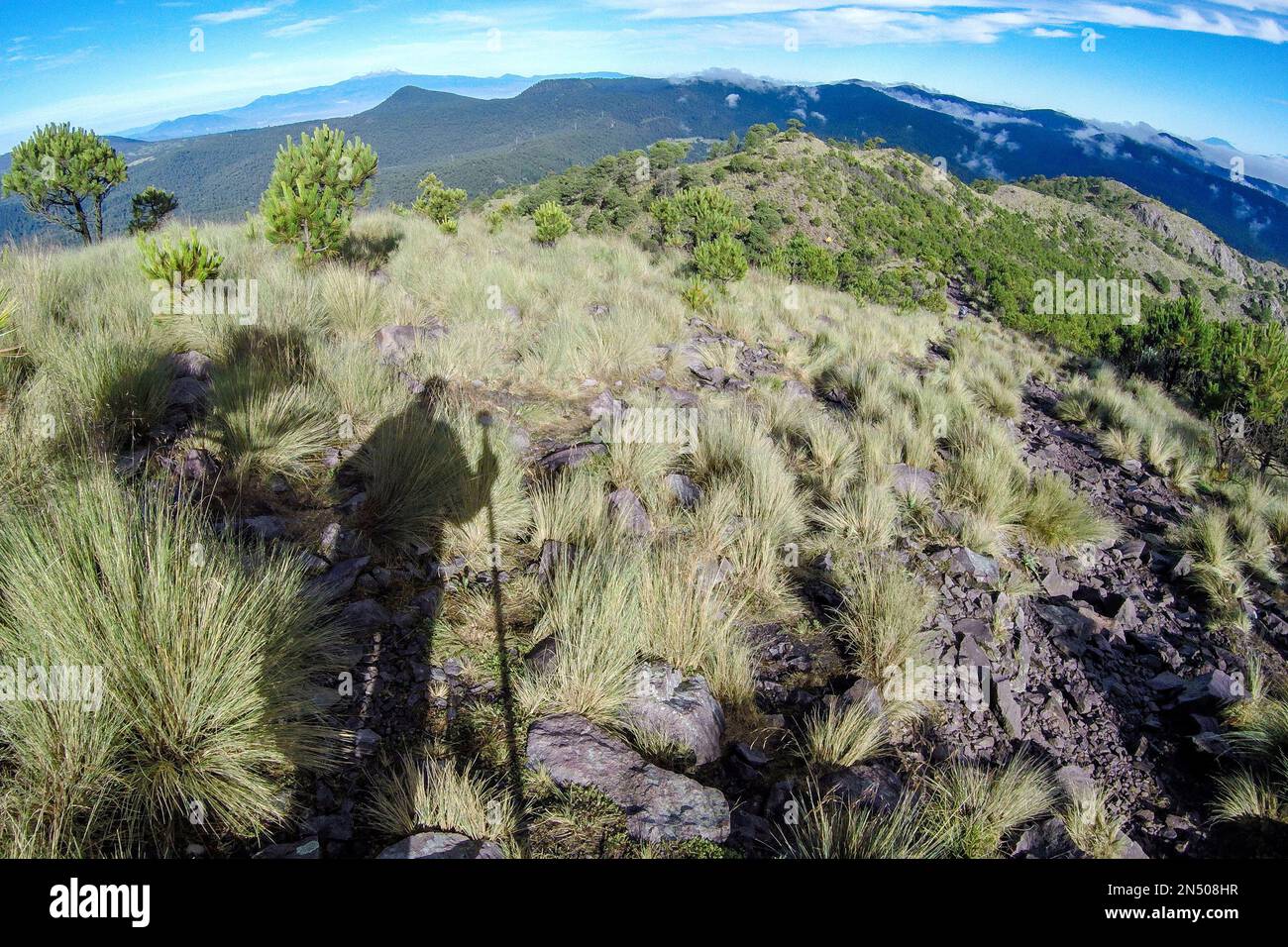 February 8, 2023, Mexico City, Mexico: Landscape of the Cumbres del ...