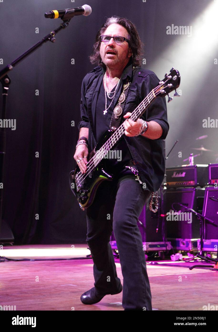Kip Winger of the rock band Winger performs in concert during the M3 ...