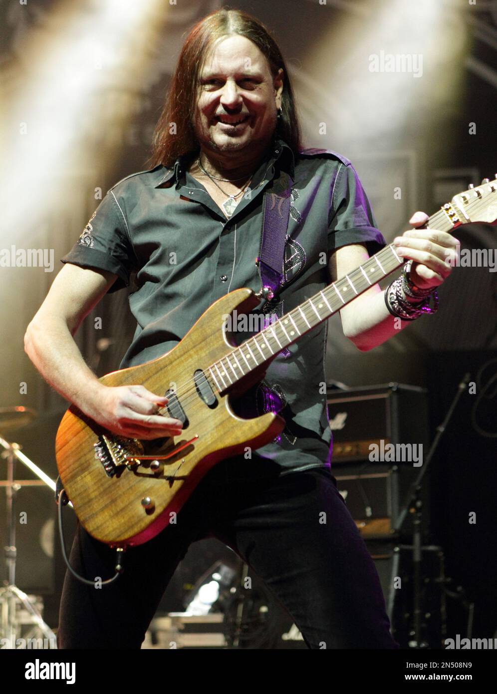 Reb Beach of the rock band Winger performs in concert during the M3 ...