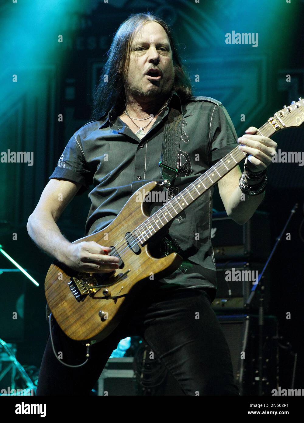 Reb Beach of the rock band Winger performs in concert during the M3 ...