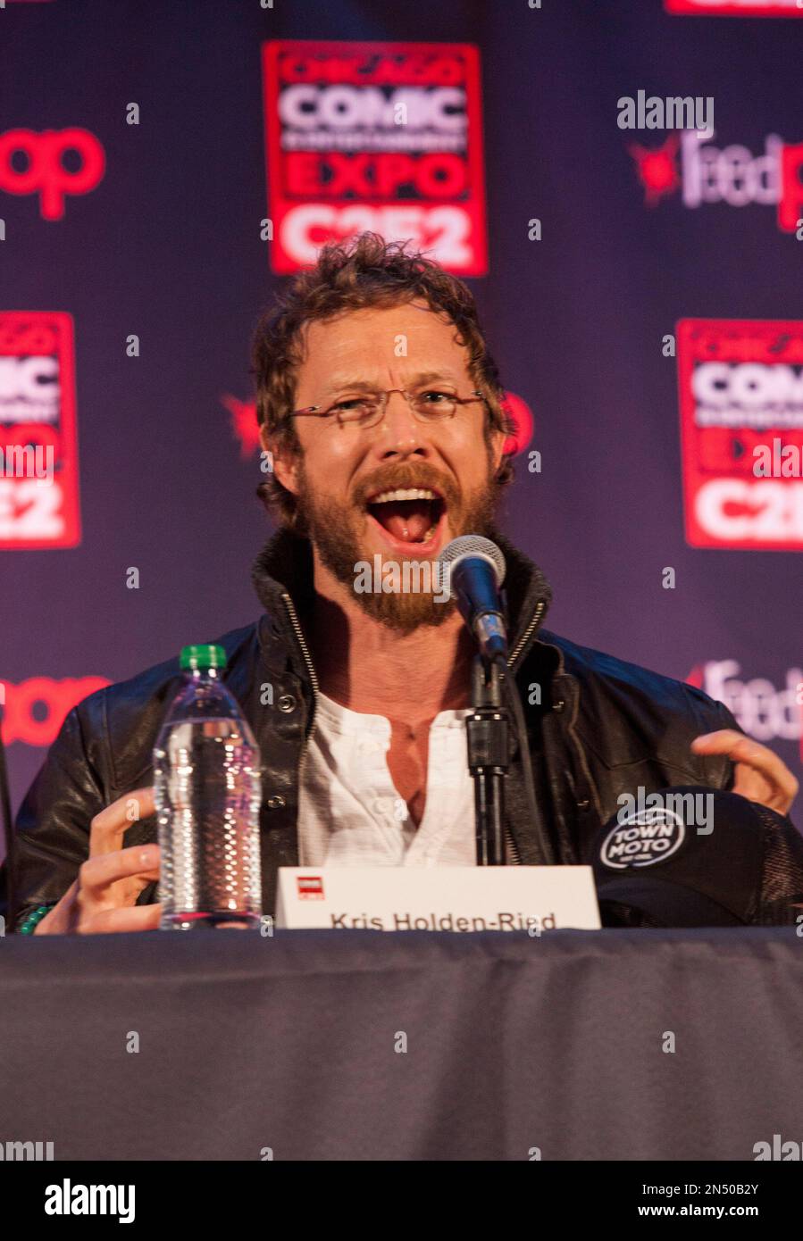 Actor Kris Holden-Ried at the Chicago Comic & Entertainment Expo at ...