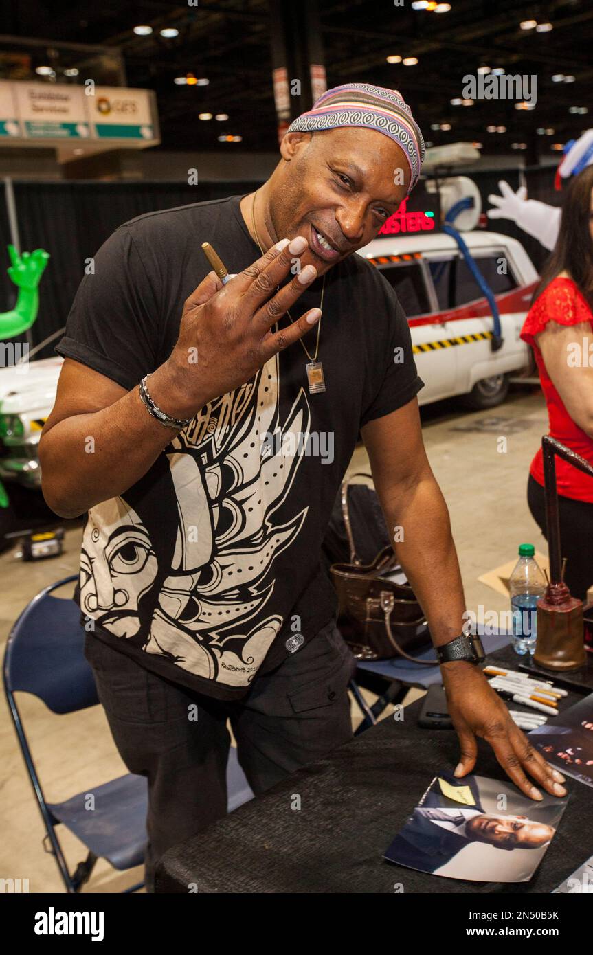 Actor Tony Todd at the Chicago Comic & Entertainment Expo at McCormick ...