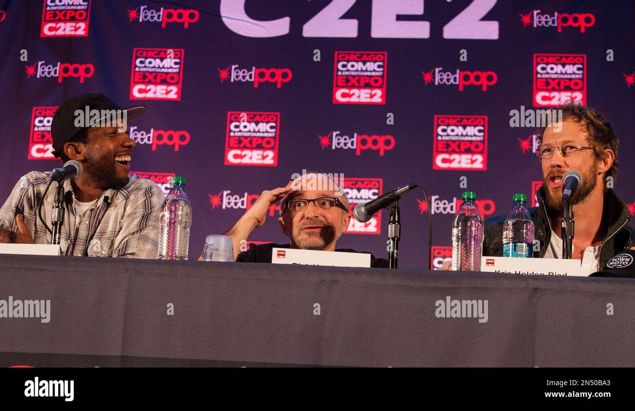 Actors K.C. Collins, Rick Howland and Kris Holden-Ried at the Chicago ...