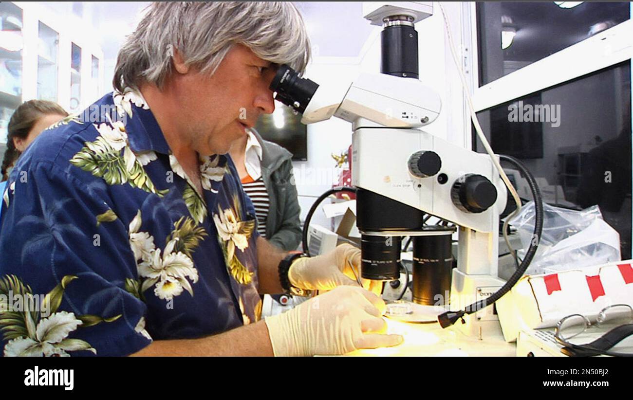 In this March 30, 2014, photo, University of Florida neurobiologist ...