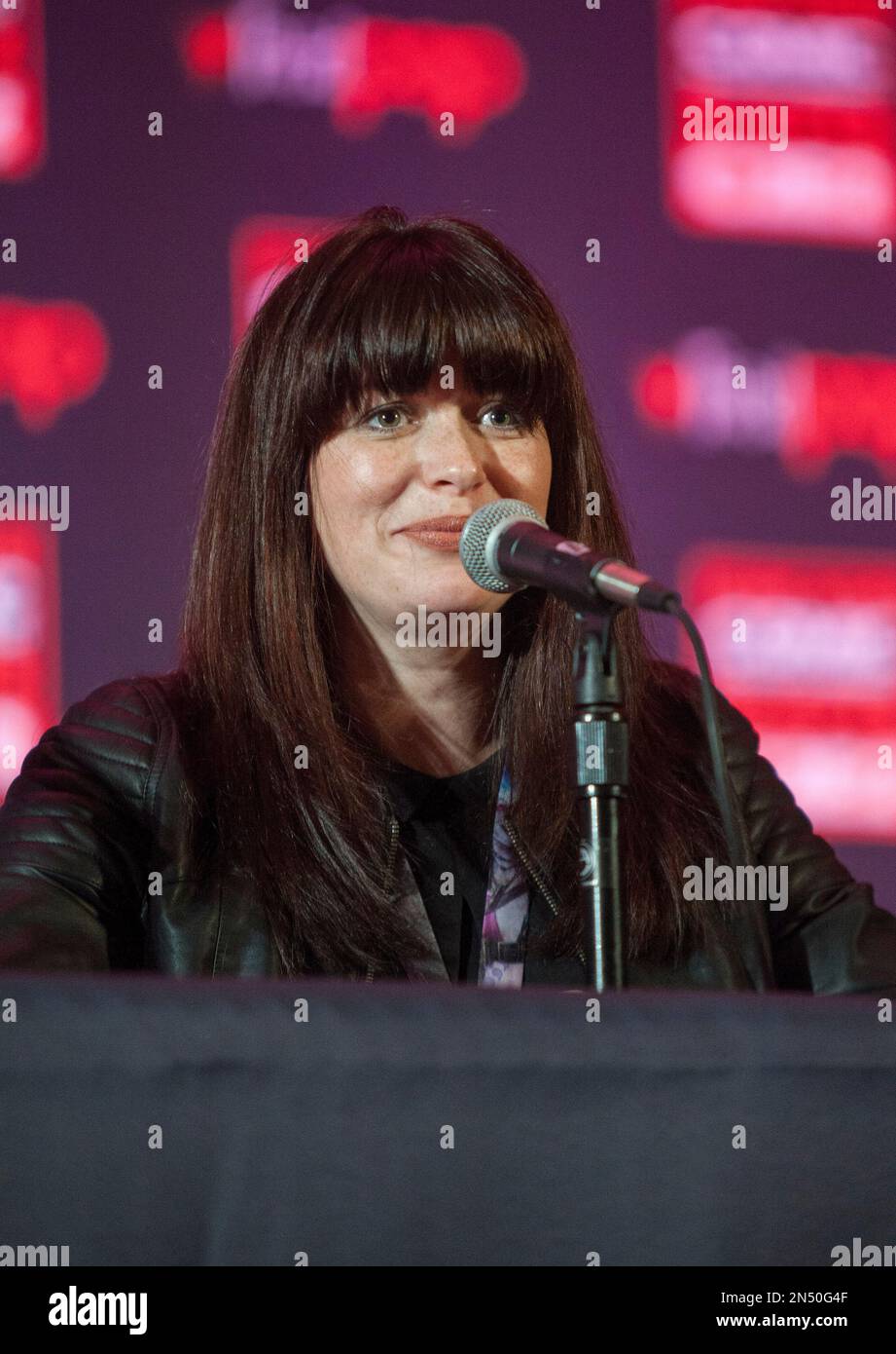 Welsh actress Eve Myles at the Chicago Comic & Entertainment Expo at ...