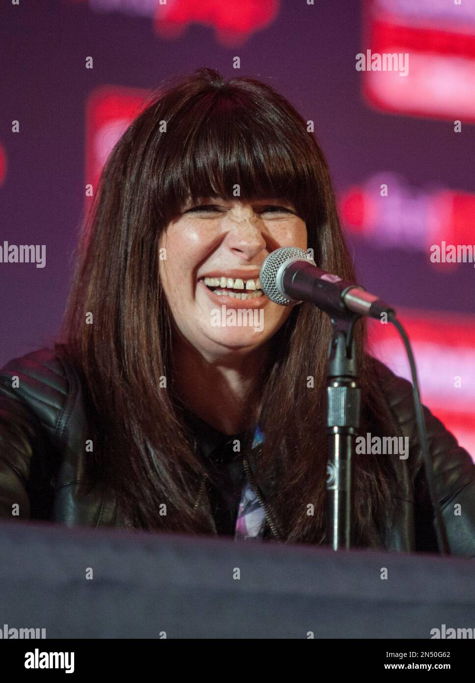 Welsh actress Eve Myles at the Chicago Comic & Entertainment Expo at ...