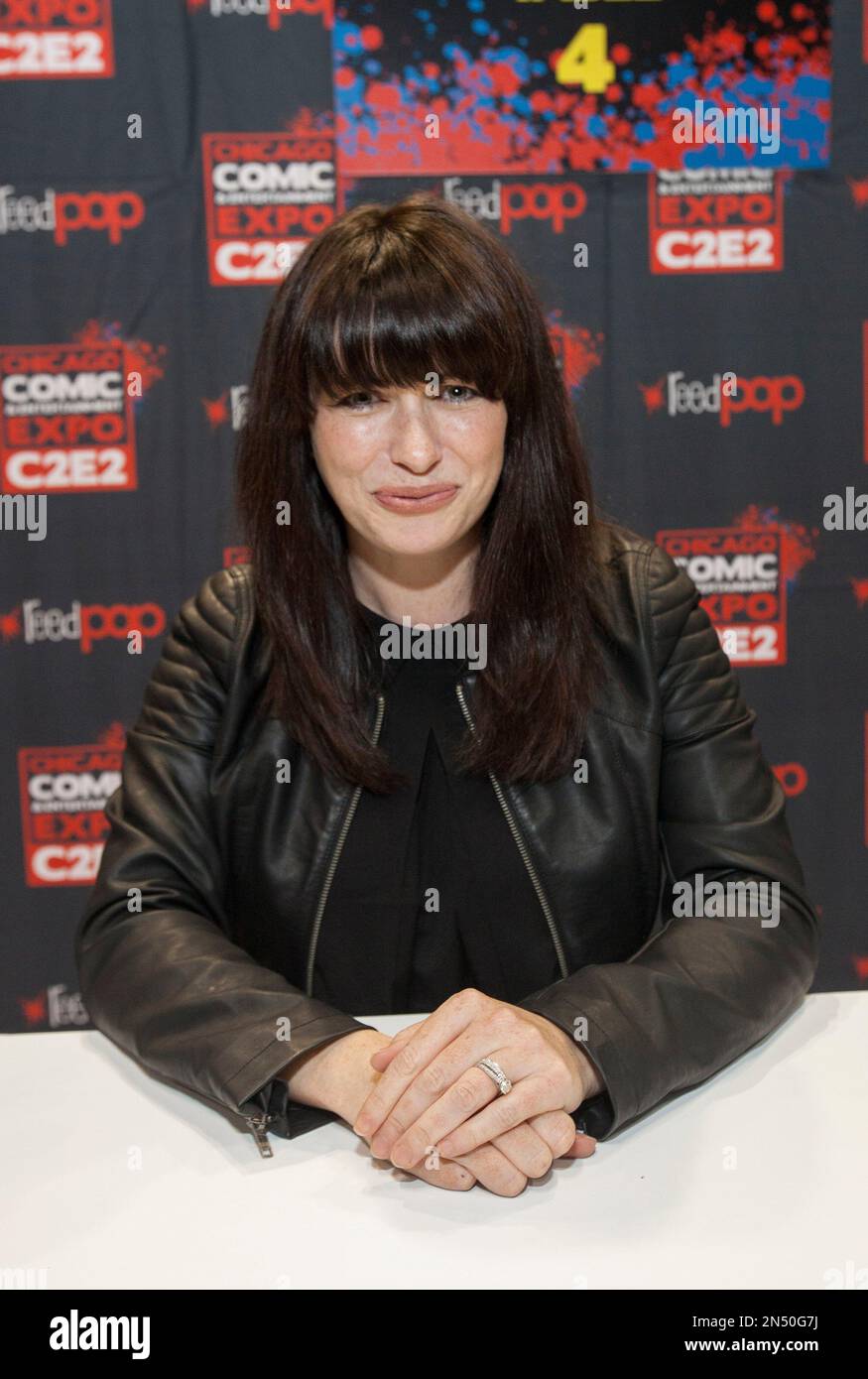 Welsh actress Eve Myles at the Chicago Comic & Entertainment Expo at ...