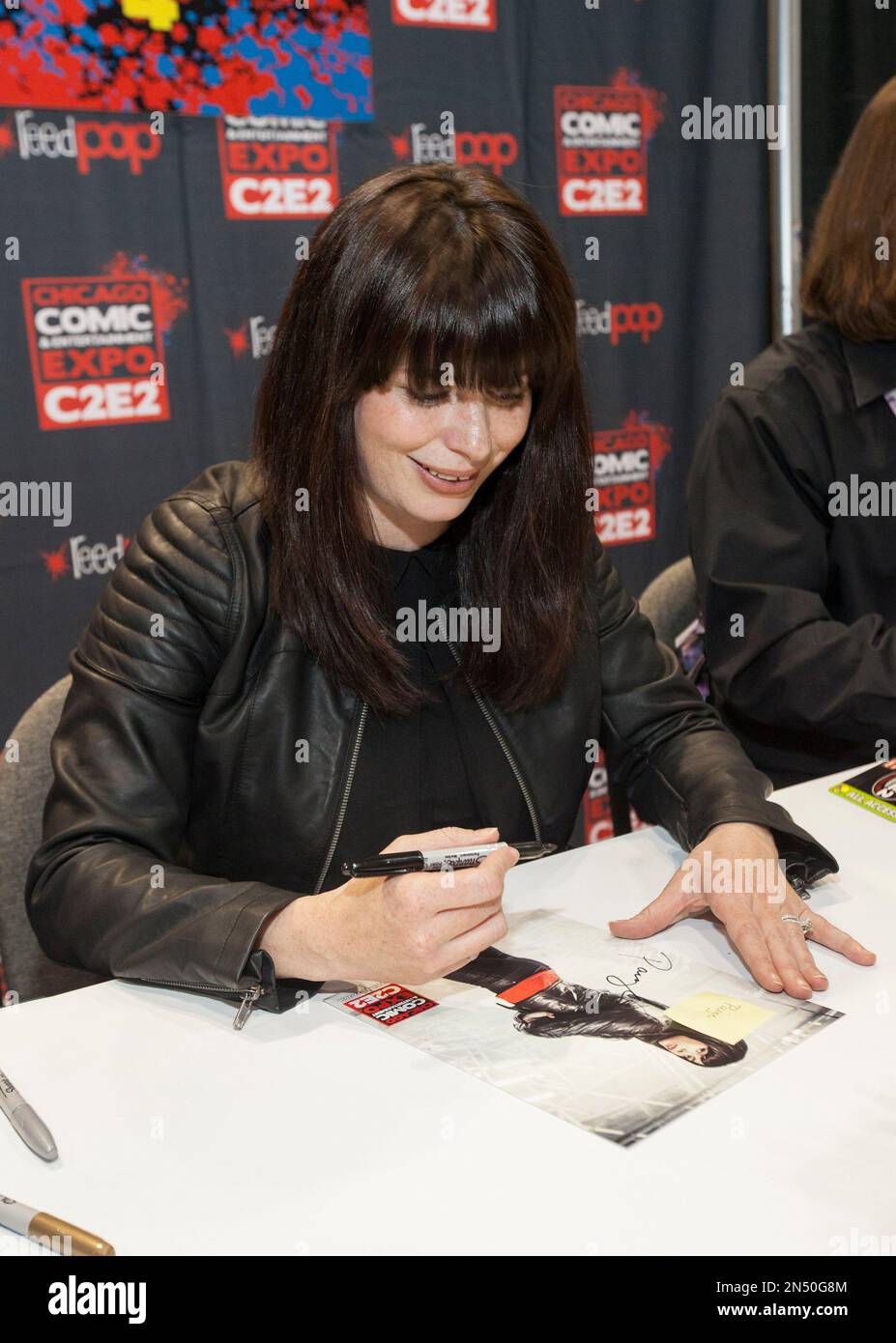 Welsh actress Eve Myles at the Chicago Comic & Entertainment Expo at ...