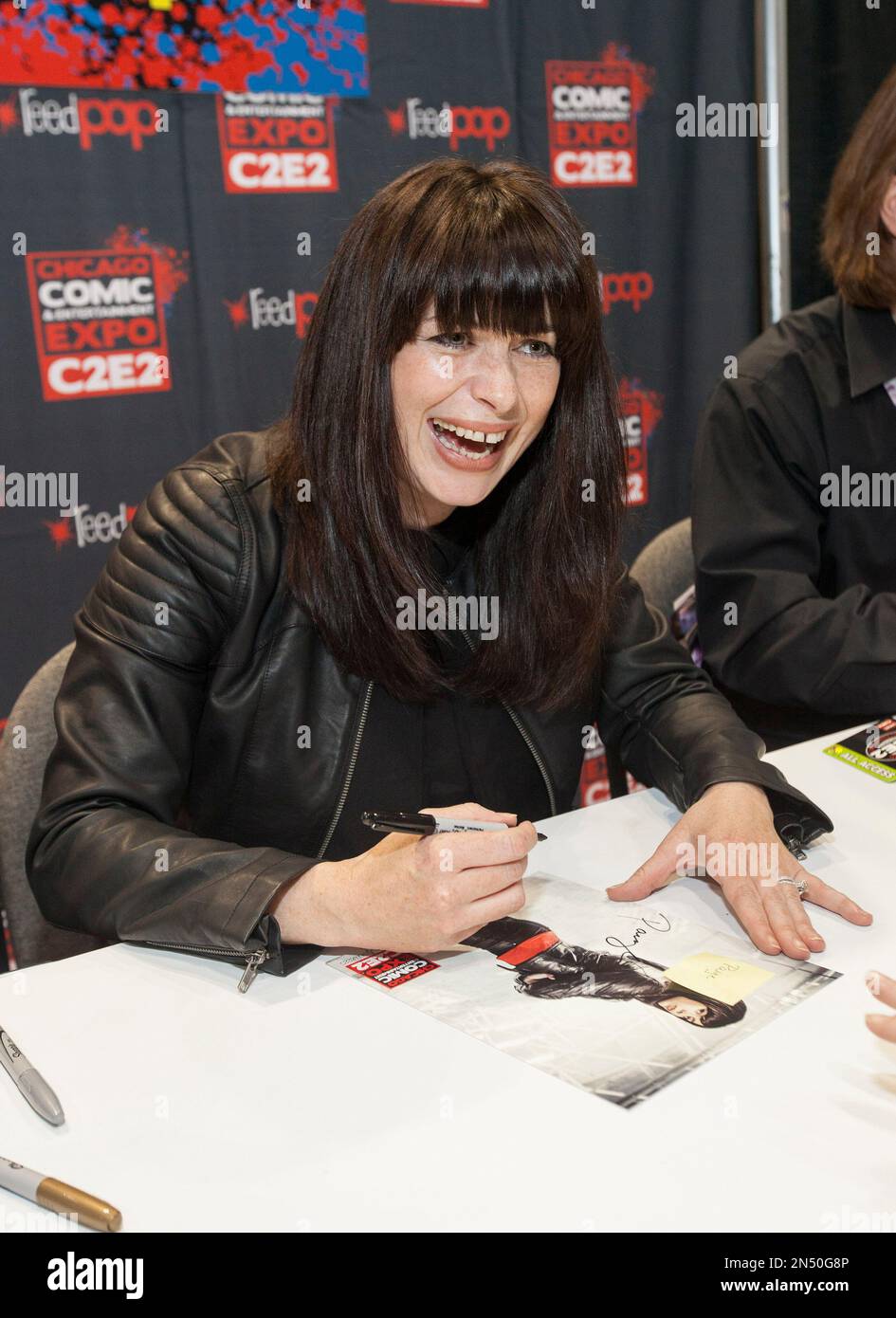 Welsh actress Eve Myles at the Chicago Comic & Entertainment Expo at ...