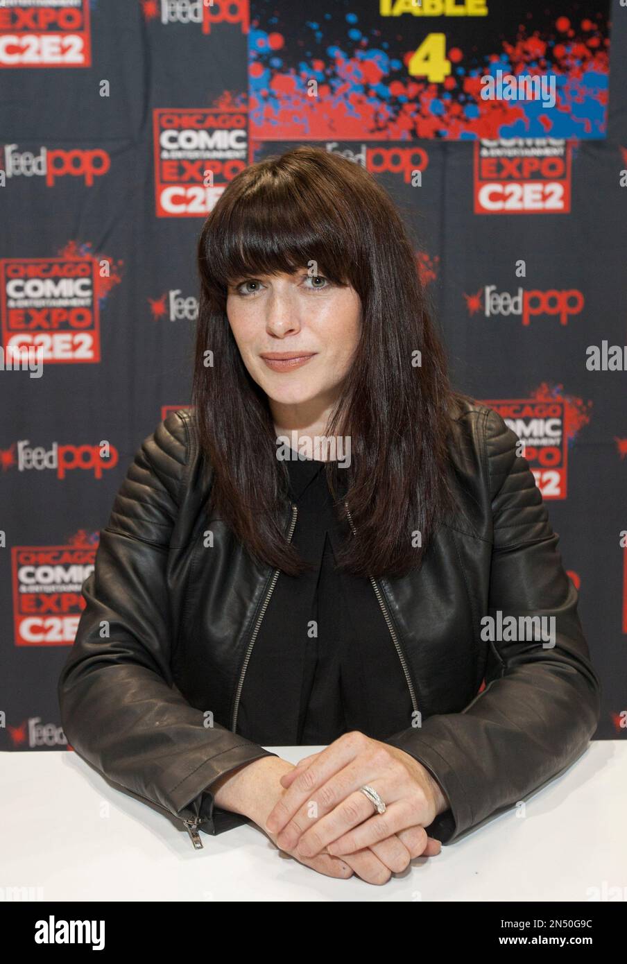 Welsh actress Eve Myles at the Chicago Comic & Entertainment Expo at ...