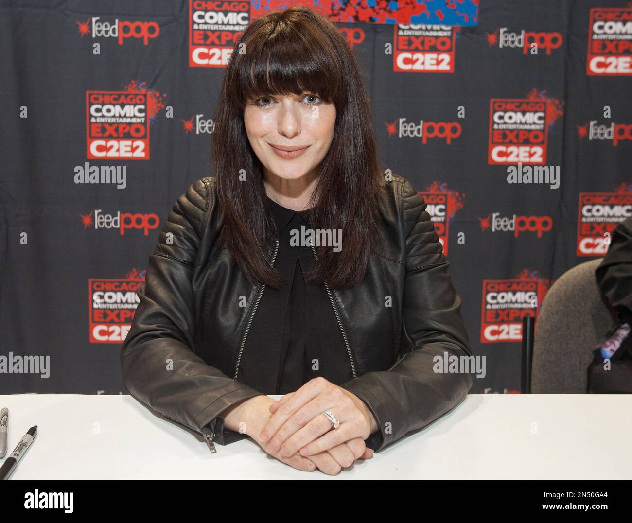 Welsh actress Eve Myles at the Chicago Comic & Entertainment Expo at ...