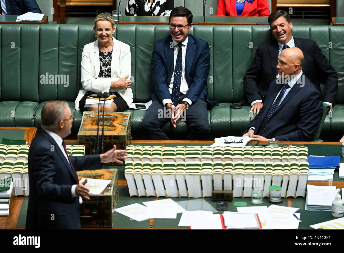 (L-R) Australian Deputy Opposition Leader Sussan Ley, Leader of the ...