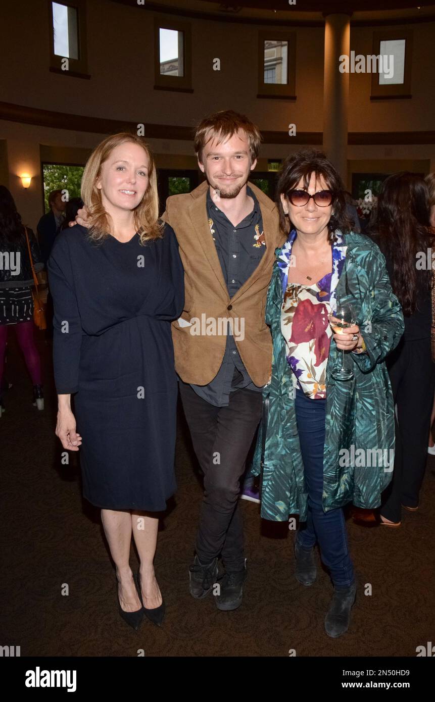 Marin Hopper, Henry Hopper, and Sophie Calle seen at The Last Movie at ...