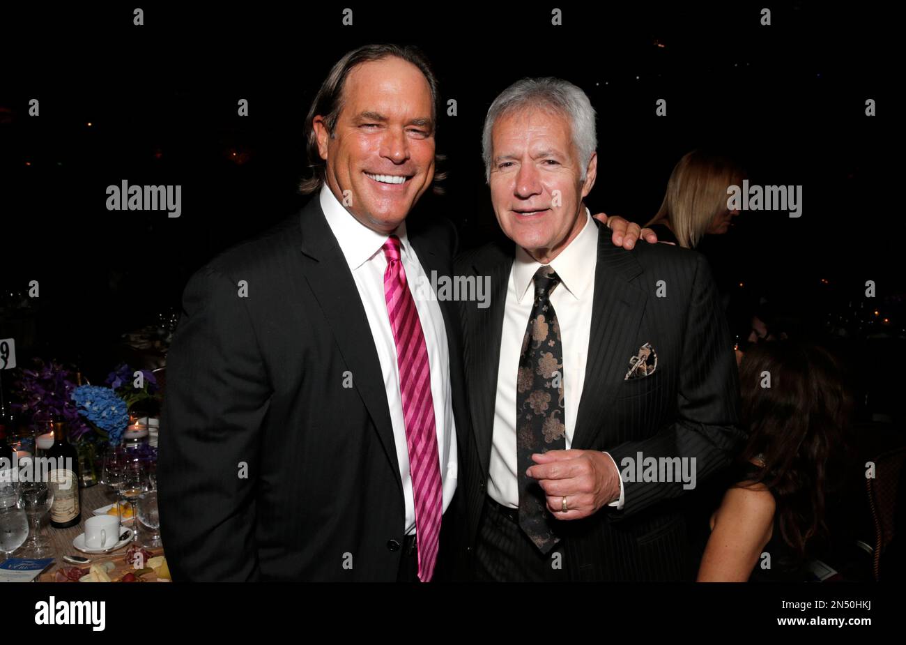 Steve Mosko, left, and Alex Trebec attend the 19th annual "Taste For A ...