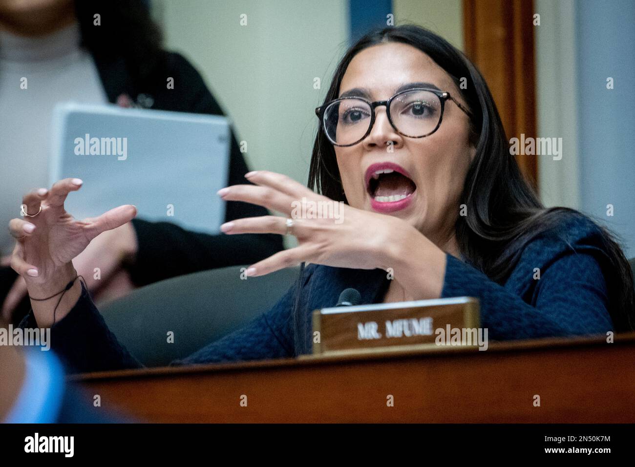 United States Representative Alexandria Ocasio-Cortez (Democrat of New ...