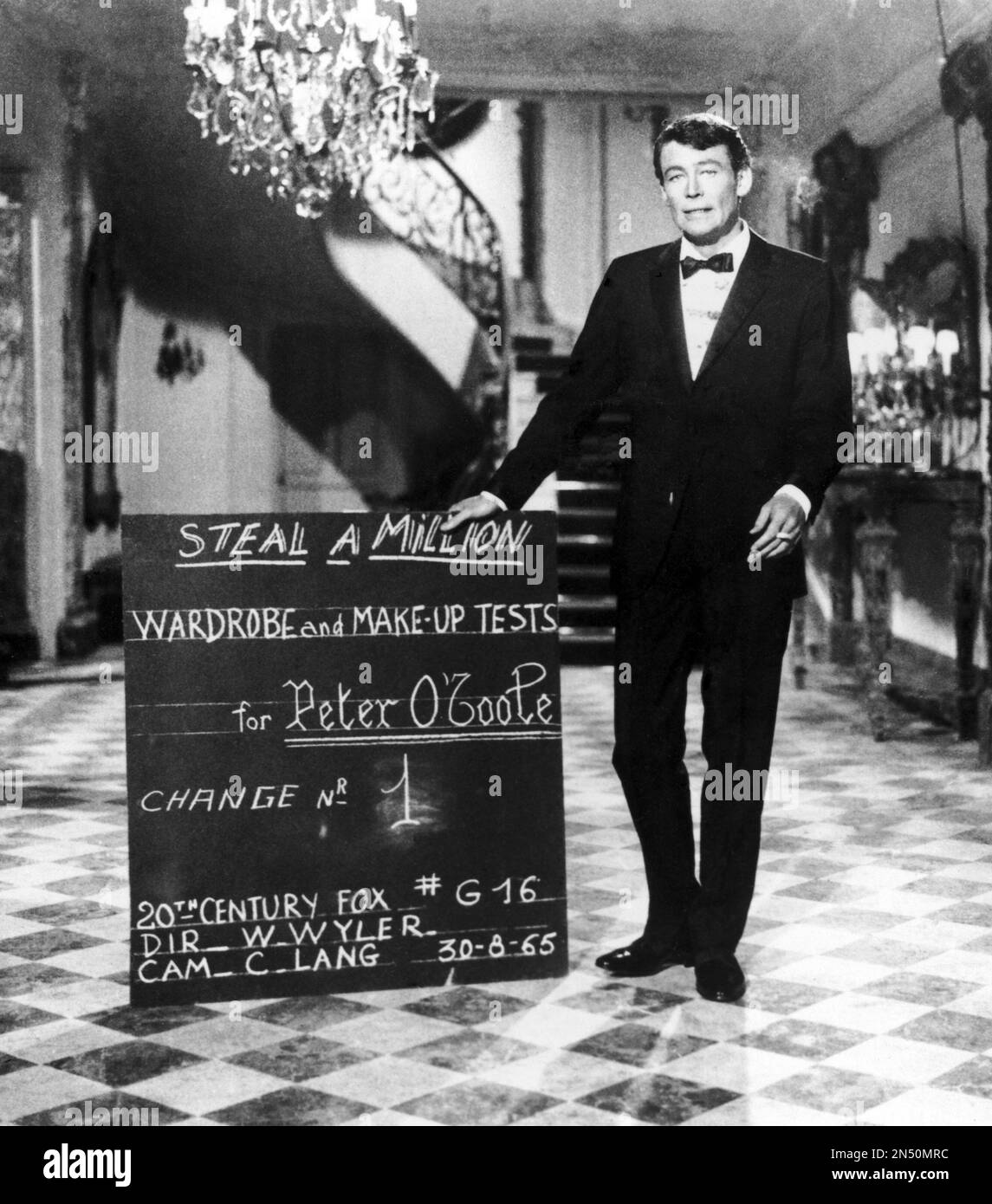 British actor Peter O'Toole is dressed in an expensive evening suit for ...
