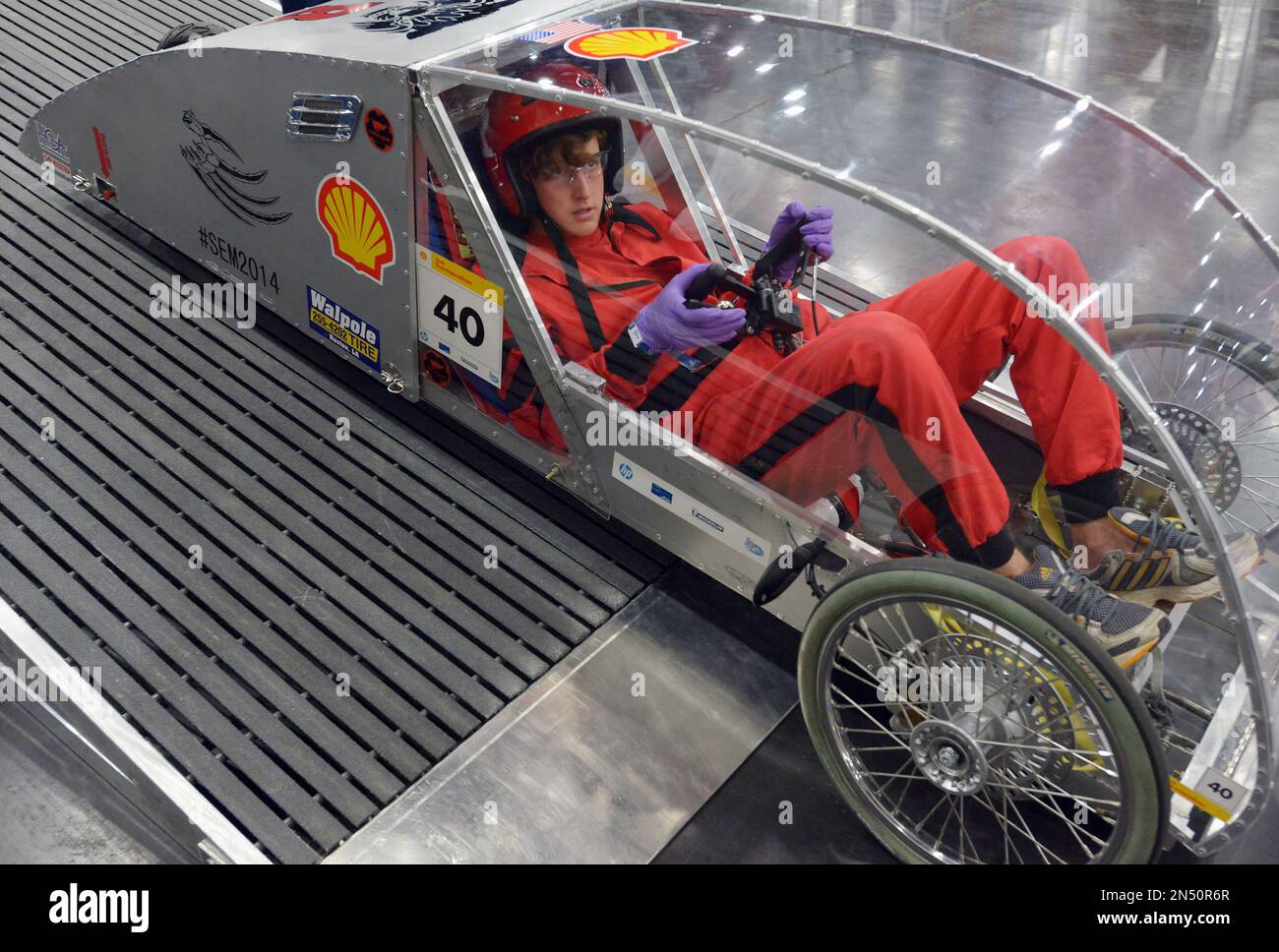 IMAGE DISTRIBUTED FOR SHELL - Driver of the Bearcat One, #40, Prototype ...