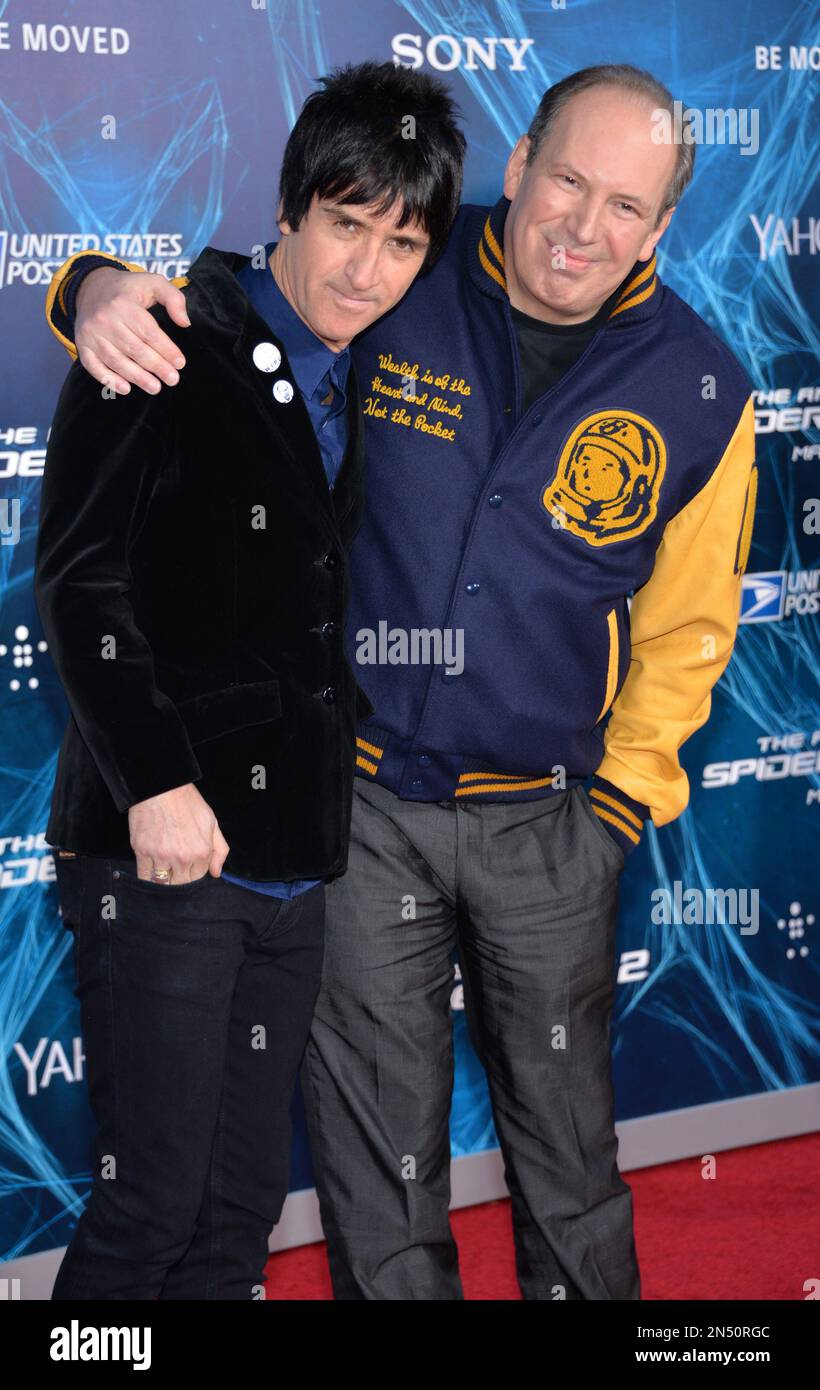 Johnny Marr, left, and Hans Zimmer arrive at the NY Premiere of "The ...