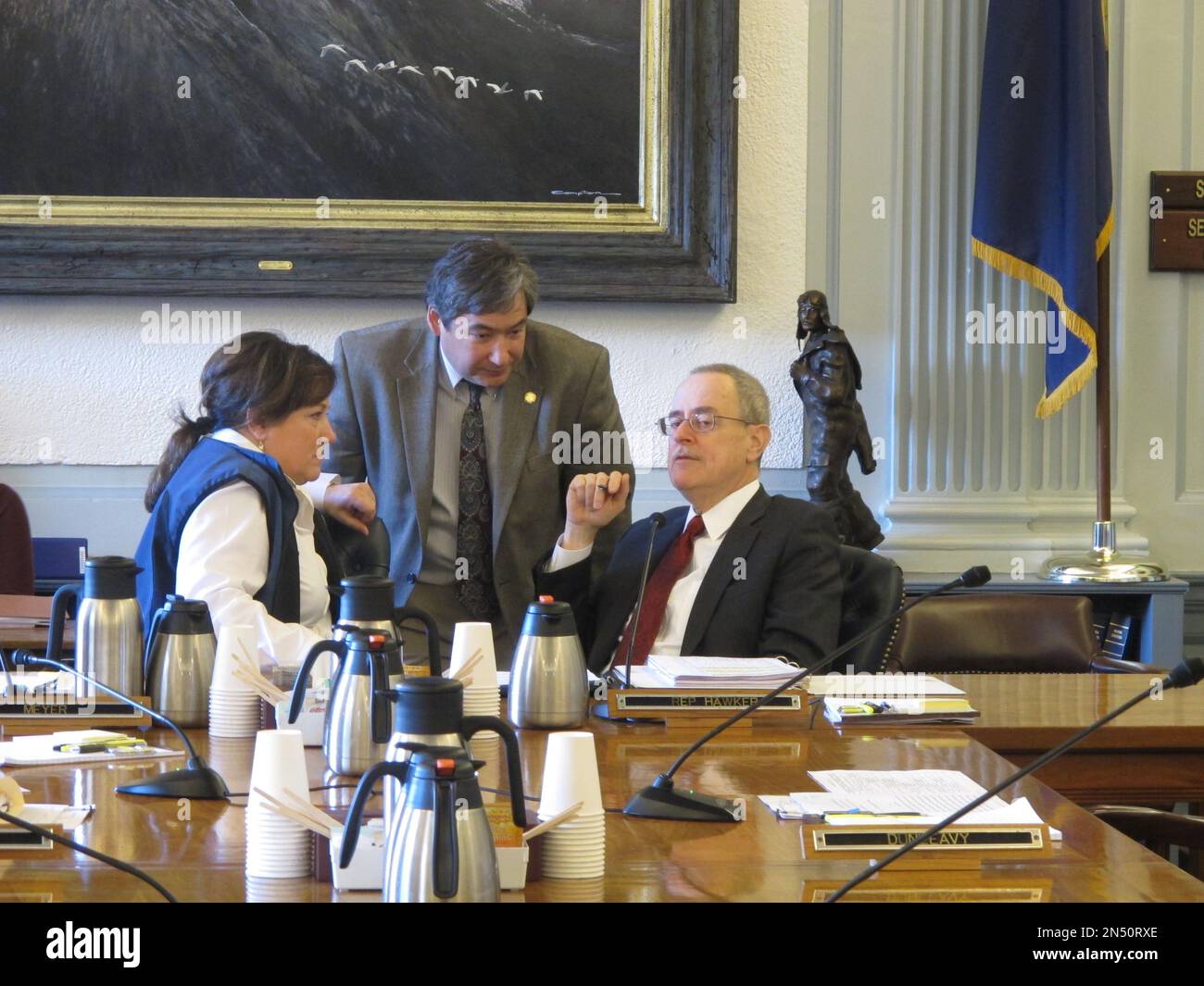 The House conferees on education speak before a hearing on Thursday ...