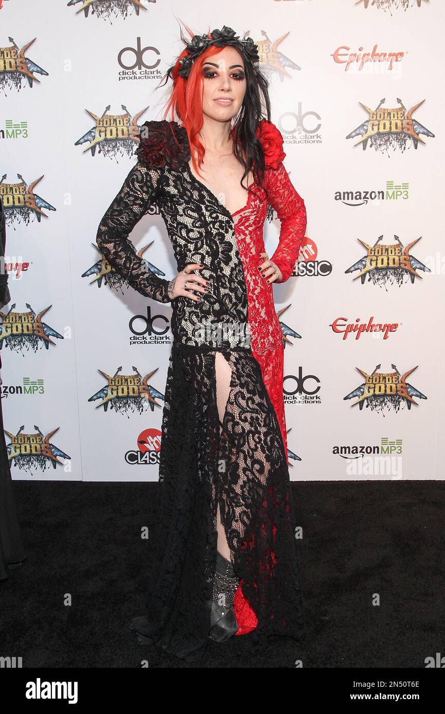 Vocalist Ash Costello of New Year's Day attends the 6th Annual Revolver ...