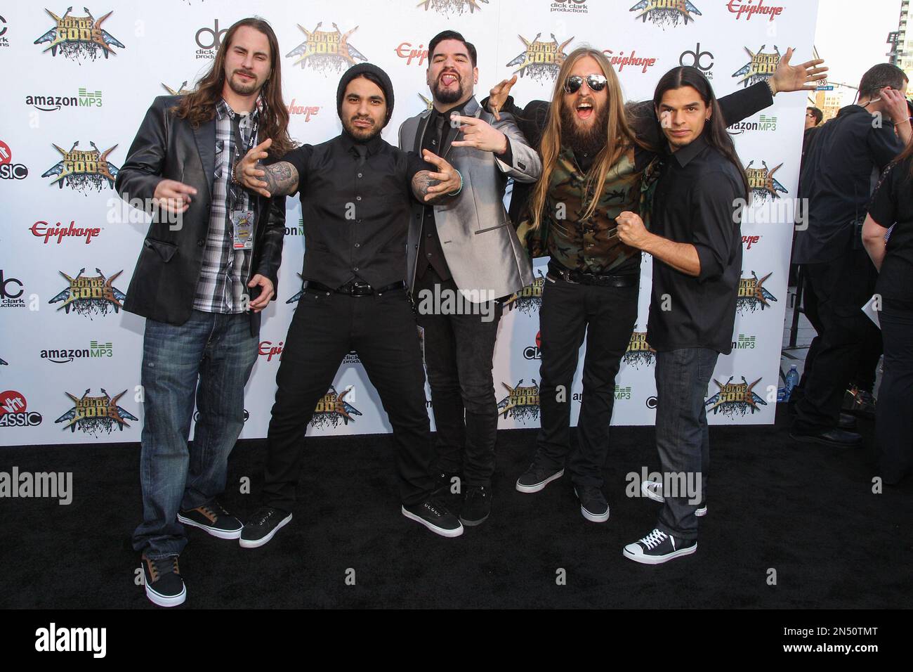 Suicide Silence (Chris Garza, Mark Heylmin, Alex Lopez, Dan Kenny, and ...