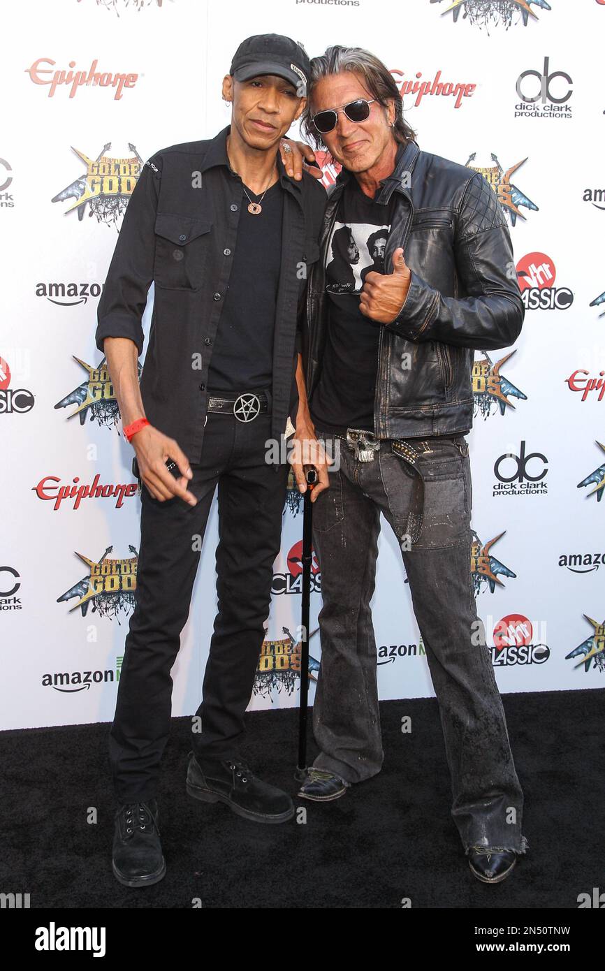 Musicians Dug Pinnick, left, and George Lynch of KXM attend the 6th ...
